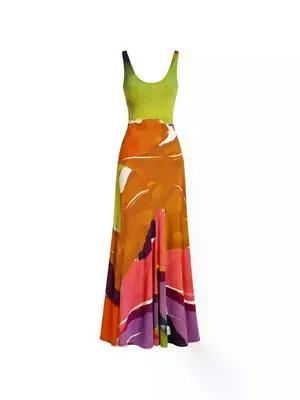 Ulla Johnson Malie Maxi Dress - Orange