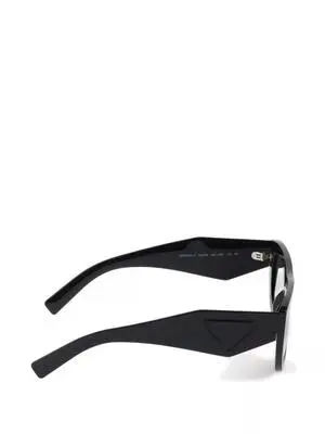 Prada Sunglasses With Triangle Logo - Black