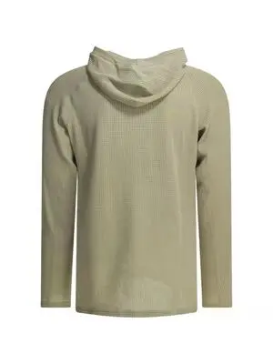 HOUDINI SPORTSWEAR Waffle-knit Zip-up Hoodie - Neutrals