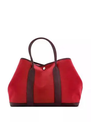 Hermès Garden Party Toile And Leather 36 Tote Bag