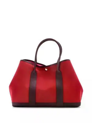 Hermès Garden Party Toile And Leather 36 Tote Bag