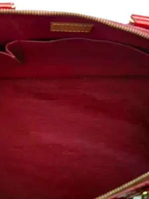 LOUIS VUITTON 2008 Monogram Vernis Alma Gm Handbag - Red