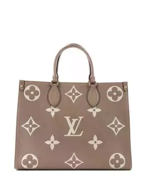 LOUIS VUITTON Onthego Tote Bicolor Monogram Empreinte Giant Mm - Neutrals