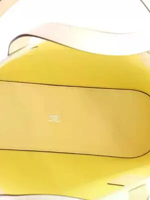 Hermès Cabas H En Biais 27 Tote - Yellow