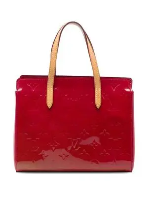 LOUIS VUITTON 2013 Monogram Vernis Catalina Bb Handbag - Red