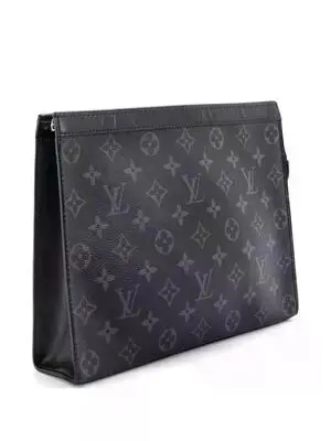 LOUIS VUITTON Pochette Voyage Monogram Eclipse Canvas Mm - Black
