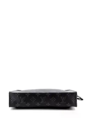 LOUIS VUITTON Pochette Voyage Monogram Eclipse Canvas Mm - Black