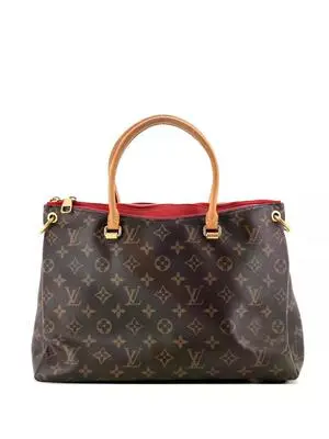 LOUIS VUITTON Pallas Tote Monogram Canvas - Brown
