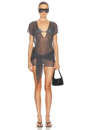 TROPIC OF C Karoo Sarong Dress - Slate