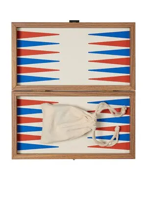 THE CONRAN SHOP Milos Backgammon Set - Blue