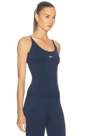 SET ACTIVE Sportbody Sporty U Tank - Atlantic