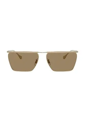 Oliver Spencer X Jil Sander Edition 2 Irregular Sunglasses - Gold