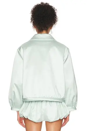 HELSA Sateen Puff Jacket - Glacier Blue