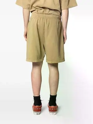 Fear Of God Logo-print Cotton Shorts - Neutrals