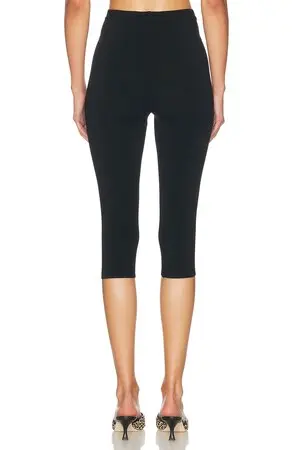 HELSA Beckette Knit Capri - Black