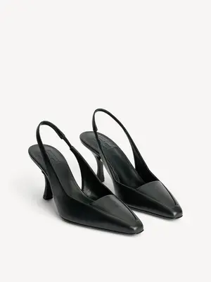 BY MALENE BIRGER Micho Leather Slingback Sandals