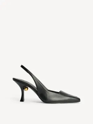 BY MALENE BIRGER Micho Leather Slingback Sandals