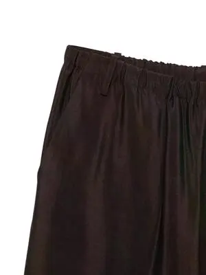 ALYSI Elastic-waist Trousers - Brown