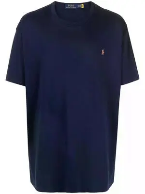 Polo Ralph Lauren Logo-embroidered Cotton T-shirt - Blue