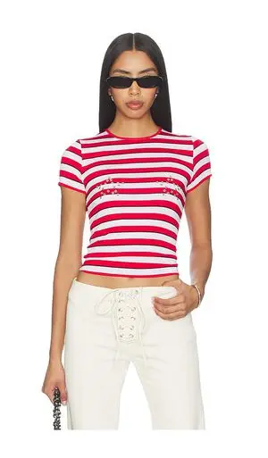 Miaou Mini Tee - Red