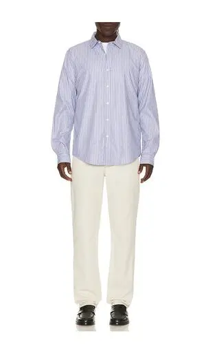 Onia Poplin Long Sleeve Button Down Shirt In . Also