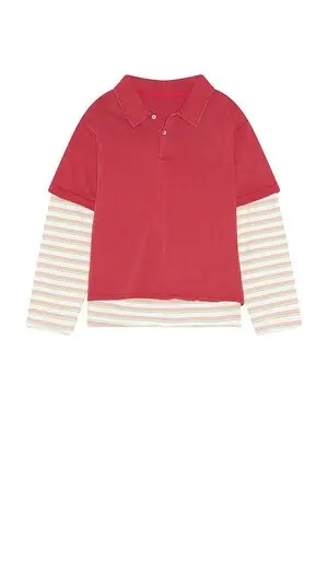FOUND Double Layer Stripe Tee In . Also