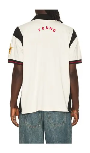 FOUND Graphic Logo Soccer Jersey - Cream