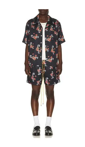 Rhude Turbo Floral Button-up Shirt In . Also