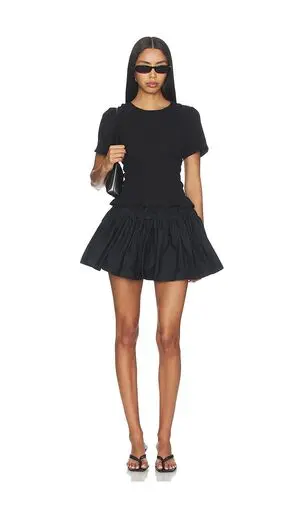 Sanctuary Better Together Smocked Top - Black