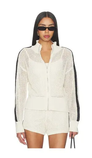 Sanctuary Open Stitch Track Jacket