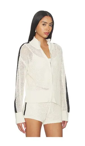 Sanctuary Open Stitch Track Jacket