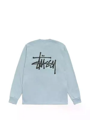 StÜssy Basic Long-sleeve T-shirt - Blue