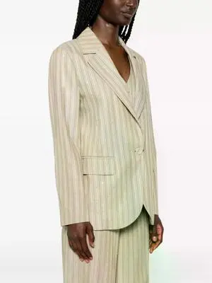 PENNYBLACK Pinstripe Sequin-embellished Blazer