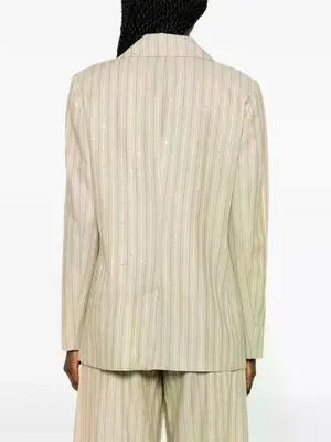 PENNYBLACK Pinstripe Sequin-embellished Blazer