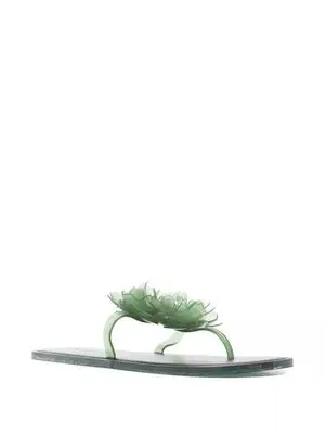 Farm Rio Flow-detail Flip-flops - Green