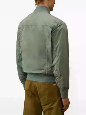 C.P. COMPANY Chrome-r Button Bomber Jacket - Blue