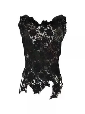 Giuseppe Di Morabito Ruffled Lace Top