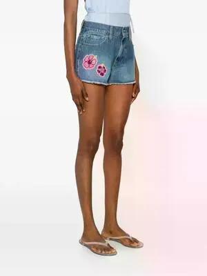 MC2 SAINT BARTH Hibiscus Patch Shorts