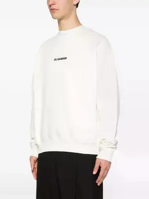 JIL SANDER Logo-print Sweater - Neutrals