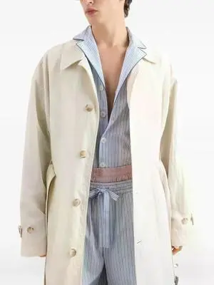 Dolce & Gabbana Cotton-linen Trench Coat