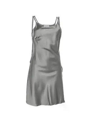HALFBOY Spaghetti-strap Mini Dress - Grey