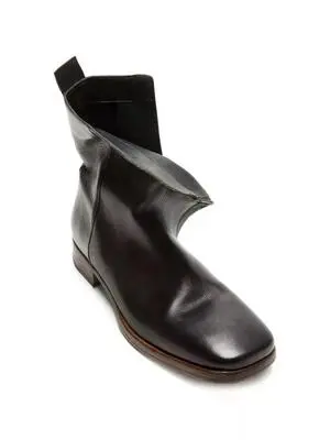 Acne Studios Leather Ankle Boots - Black