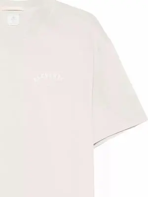 Eleventy Logo-print T-shirt - Neutrals