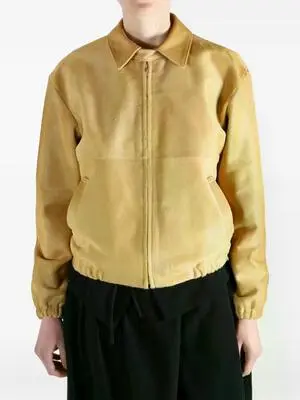 Auralee Zip-up Leather Jacket