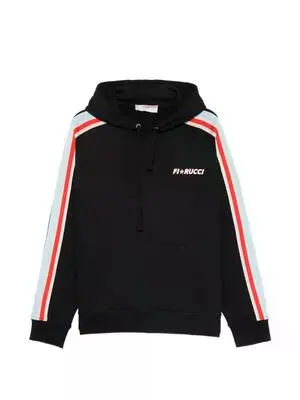 Fiorucci Logo-print Side-stripe Hoodie
