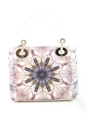 Dior Lady Chain Bag Embroidered Calfskin Mini Satchel