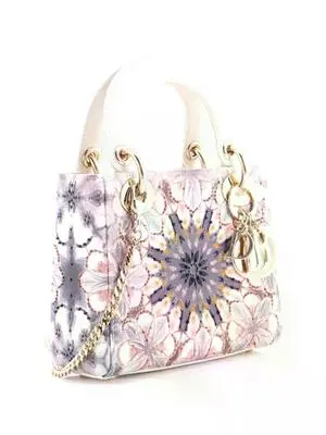 Dior Lady Chain Bag Embroidered Calfskin Mini Satchel