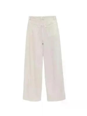 3x1 Button-fastening Wide-leg Jeans