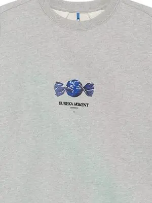 ADER ERROR Graphic-print Sweatshirt - Grey