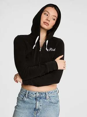 Pink Logo Sweatshirts Hoodies For Women